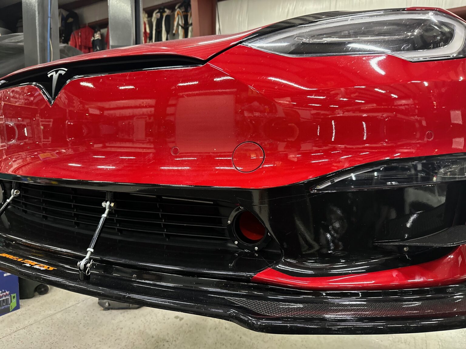 B.P.W. GT3 Brake Cooling Ducts for the 2021-2024 Tesla Model S Plaid ...